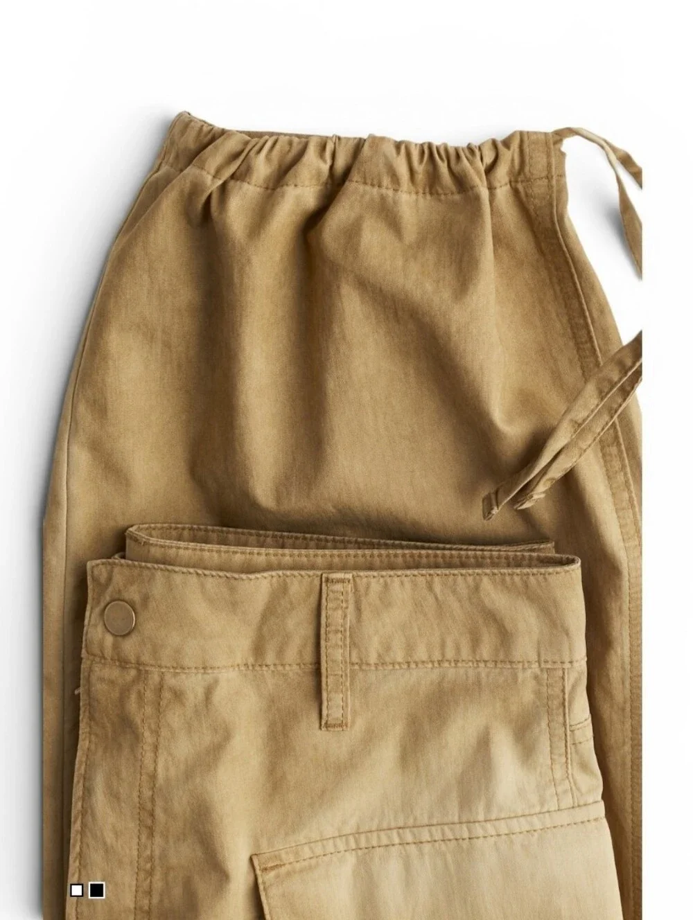 H&M | Pants & Jumpsuits | Womens Tan Cargo Pants Loose Fit | Poshmark